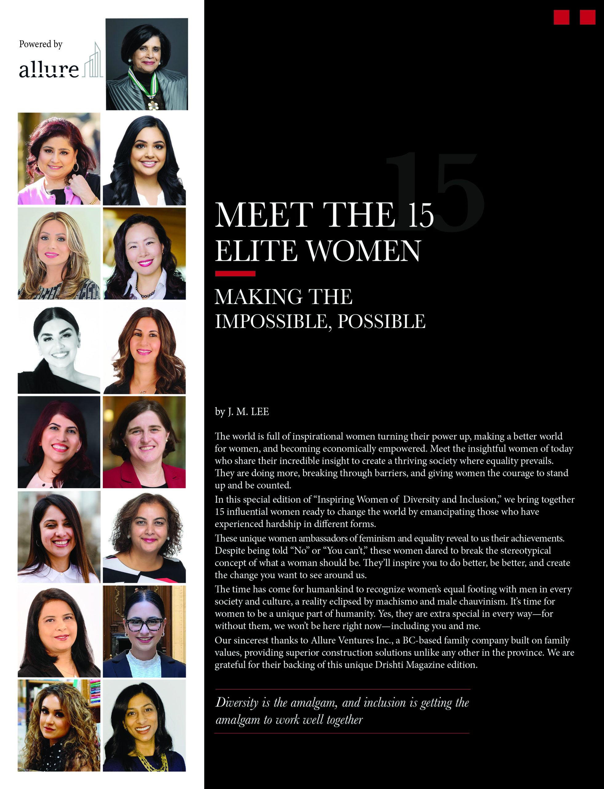 MEET THE 15 ELITE WOMEN - MAKING THE IMPOSSIBLE, POSSIBLE - Drishti ...